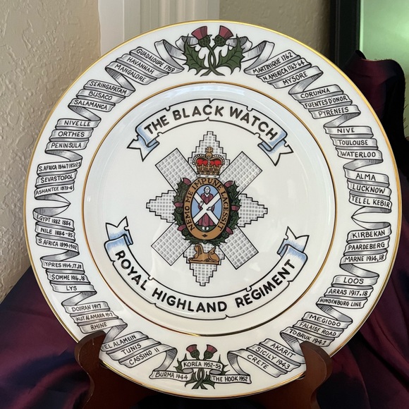 Accents | The Black Watch Regiment Dedication Plate Limited Edition ...